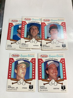 10 Pack Sealed 1986 true value Superstars set 20 Cards Schmidt Ripken ...
