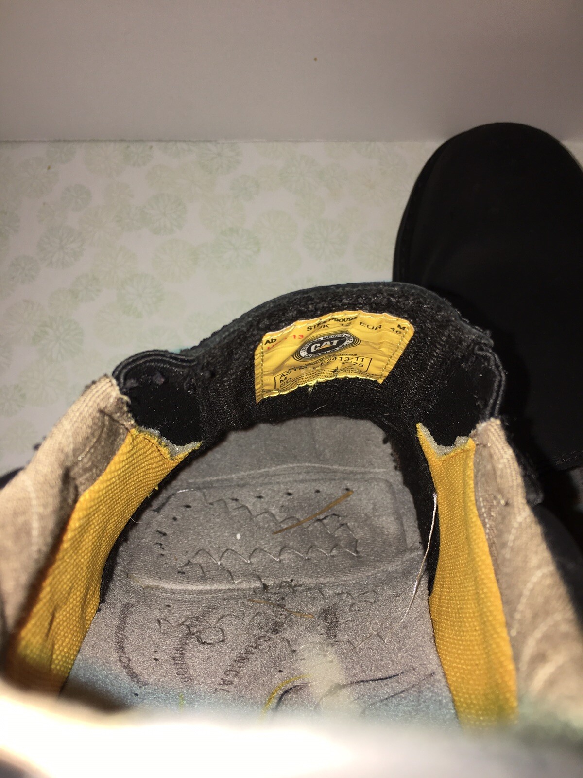 Caterpillar CAT Conclude Slip On Leather Safety Steel Toe Work Loafer ...