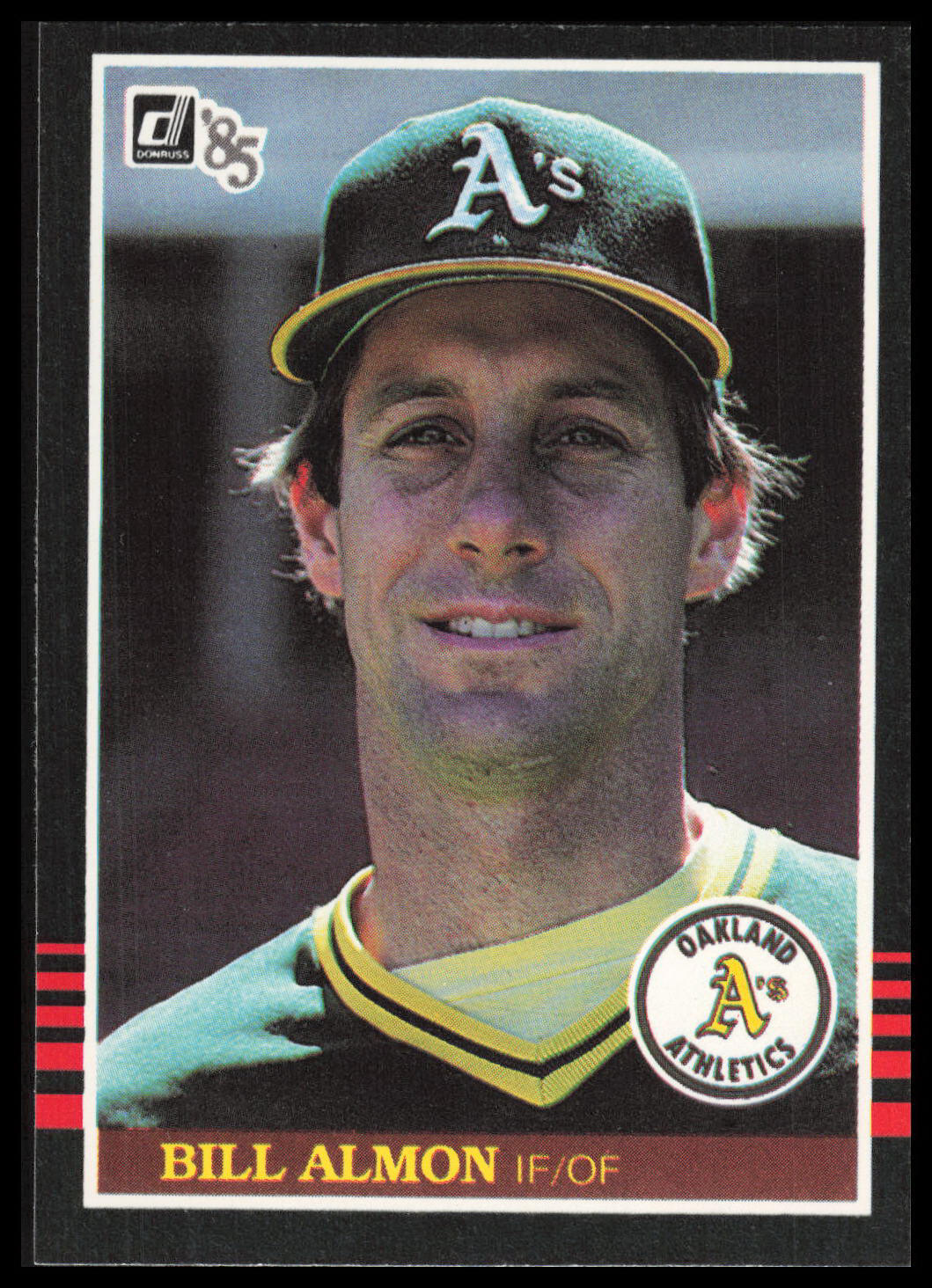 1985 Donruss Bill Almon #589 Oakland Athletics 33E | eBay