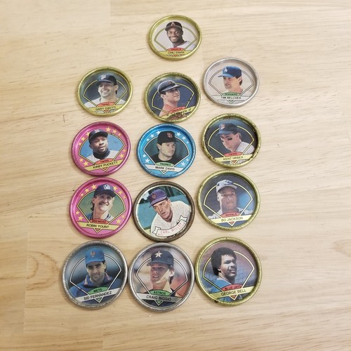 Vintage 1990 Topps Metal Coin Baseball Cards, 13 total | eBay