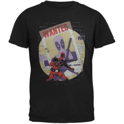 Deadpool and a "Wanted Billboard" Mens Unisex T-shirt -Available xL ...