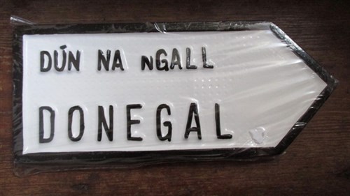 Donegal County/Town Ulster Hand Cast Irish Road Sign Made in Ireland ...