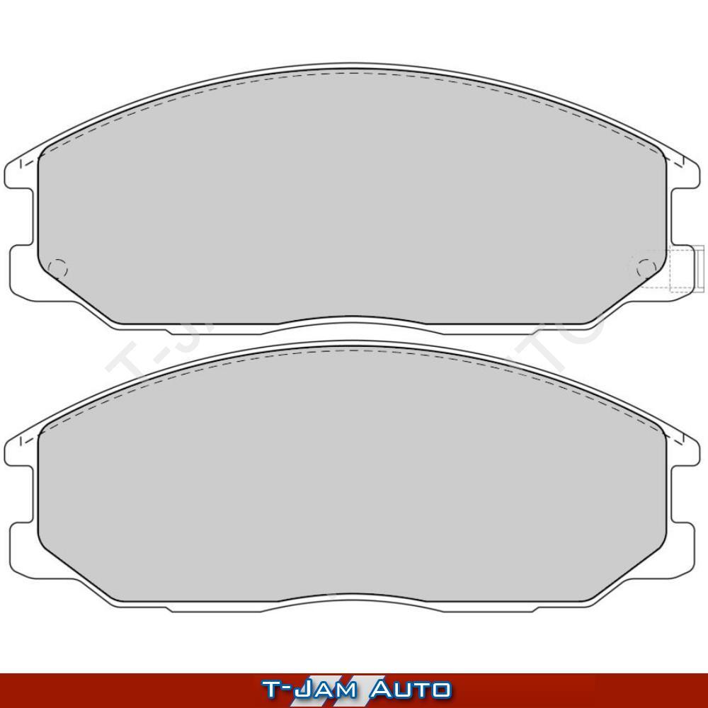 Brake Pads FRONT REAR Disc suits Ssangyong Rexton RX320 3.2 6cyl 06-12 ...
