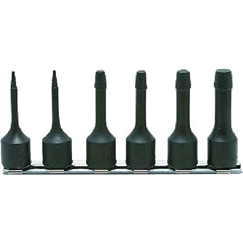 Ko-Ken 3/8 9.5mm SQ. Bolt Twister Rail Set Length 32mm 6pcs RS3129/6 ...