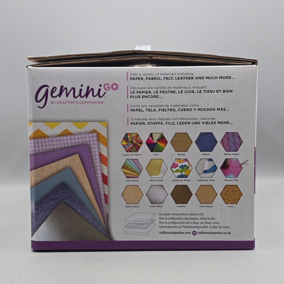New Gemini Go Die Cutting Embossing Portable Multi Media Machine | eBay