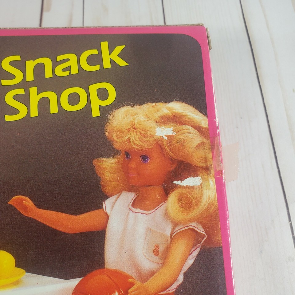 Vintage 1989 Barbie Snack Shop No.7484 Playset CIB Open Box Unused ...