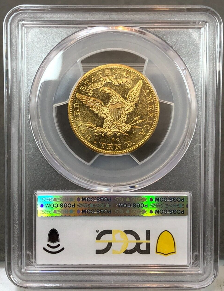 1891-CC $10 Liberty Gold Eagle ~ Carson City Gold Coin ~ PCGS AU58 ...