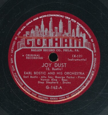 78tk-R&B-GOTHAM 162-Earl Bostic-(Joy Dust/Slightly Groovy) | eBay