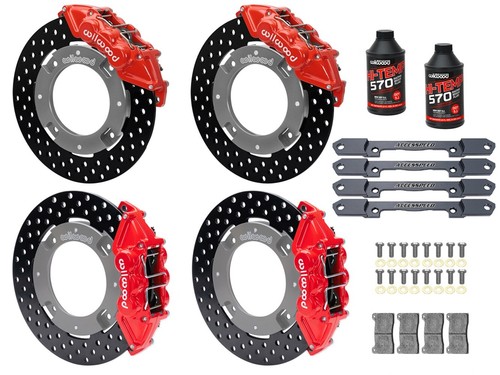 Wilwood Front & Rear UTV Big Brake Kit Combo 2014-2023 Polaris RZR ...