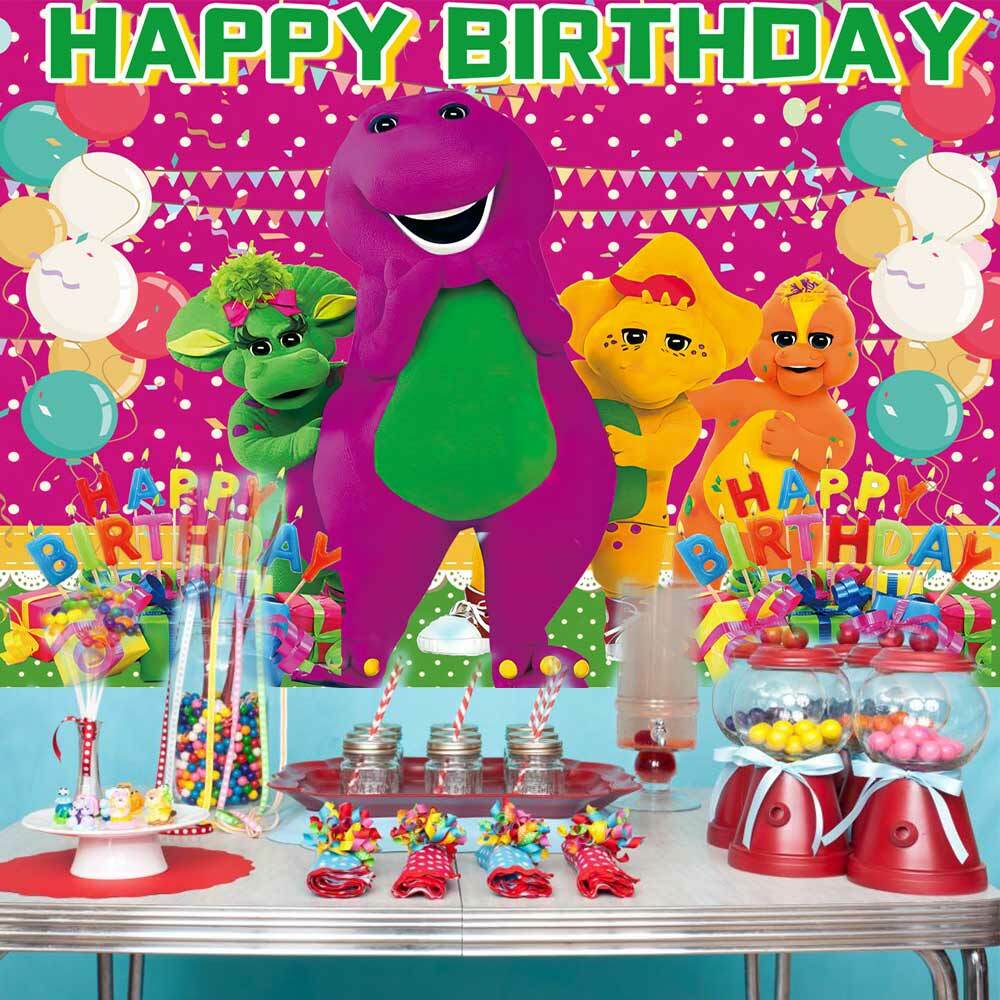 Barney Birthday Background