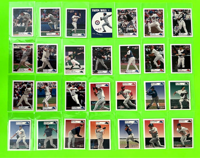 2003 FLEER DOUBLE HEADER BASEBALL 28 CARDS /JETER, A-ROD, ICHIRO ...