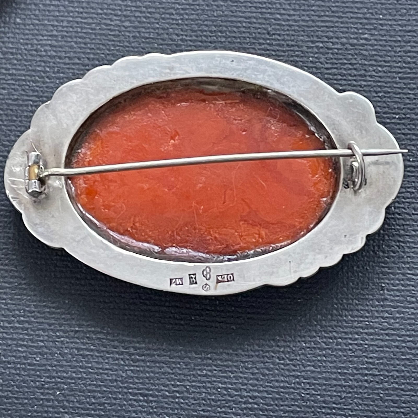 Natural Amber Antique Amber Brooch With Silver Egg Yolk Art Nouveau 16 ...