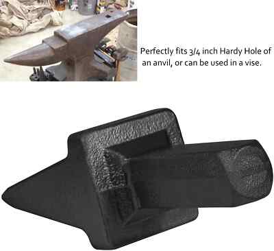 Blacksmith Anvil Hardy Cutter Tool 3/4 inch Shank Cutter Shaft Hot Cut ...