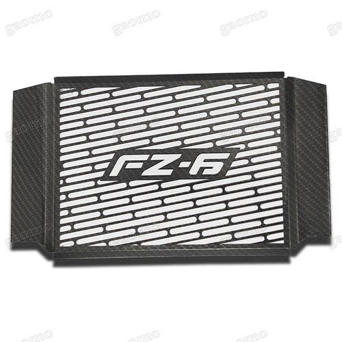 Brand new Yamaha FZ6R Carbon Stainless Radiator Grille Guard Cover For ...