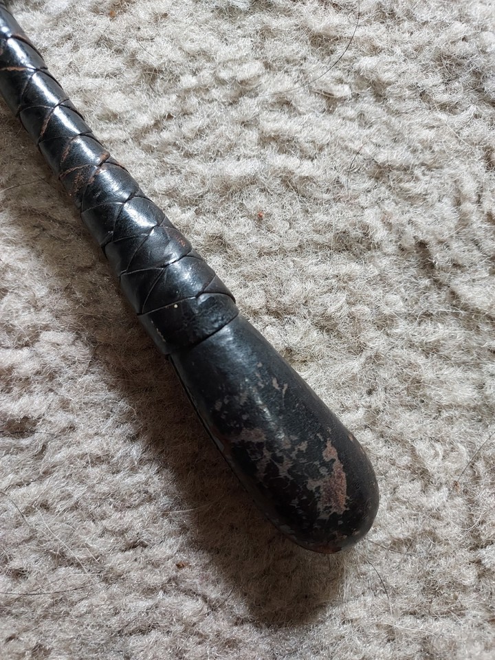 Vintage Police Braided Leather Blackjack Weighted SAP Slap Jack For ...