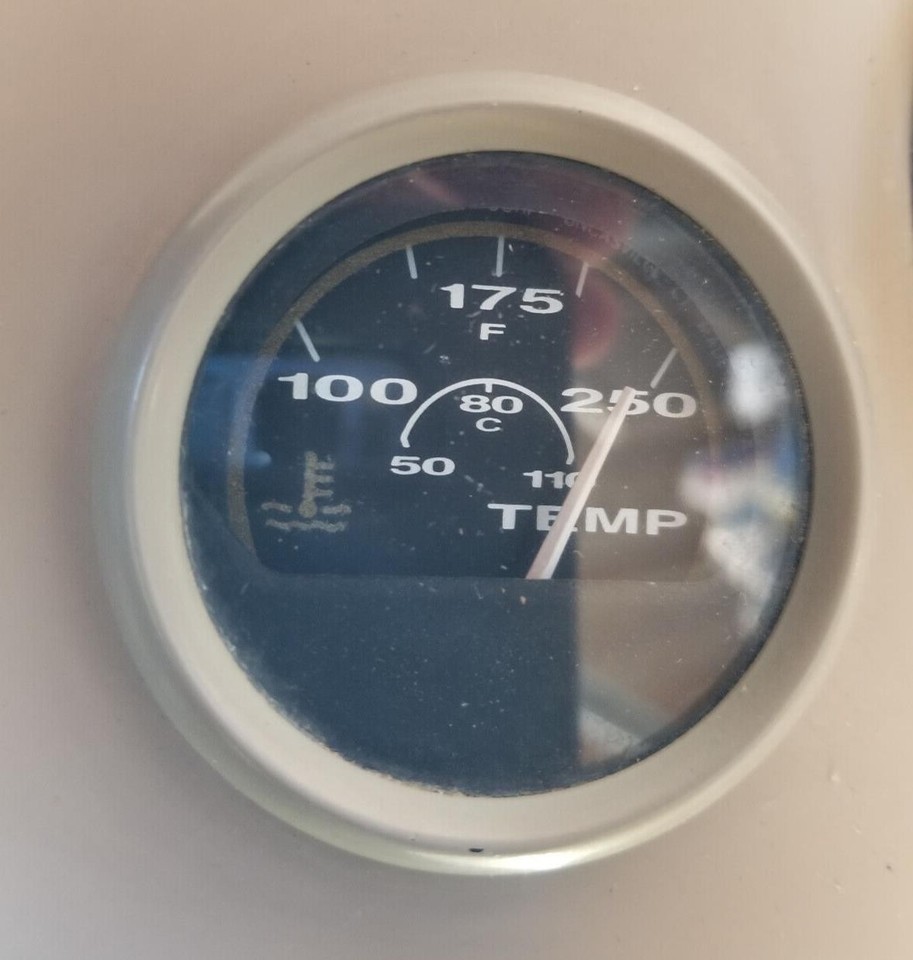 Marine Instrument Panel 7 Gauges Metal 19.5"x5.75" | eBay