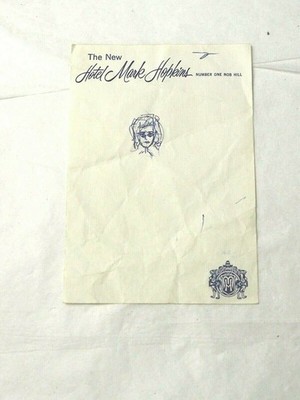 Hotel Mark Hopkins Number One Nob Hill San Francisco writing Pad with ...