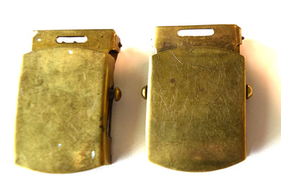 WW2 Era U.S. Army Brass Belt Buckles 2 Solid Brass 1 N.S. Meyer New ...