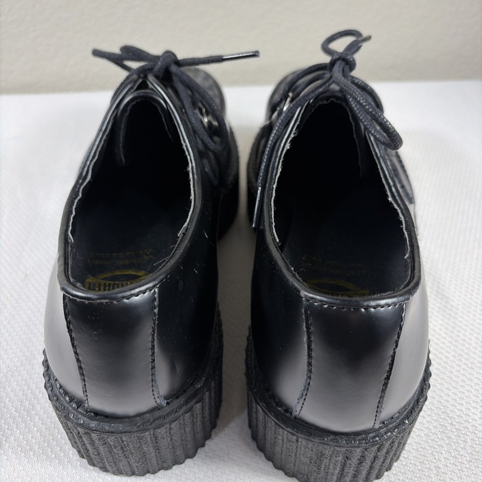 DEMONIA Men's Gothic Black Leather 2 " Platform Creepers Punk Shoes ...