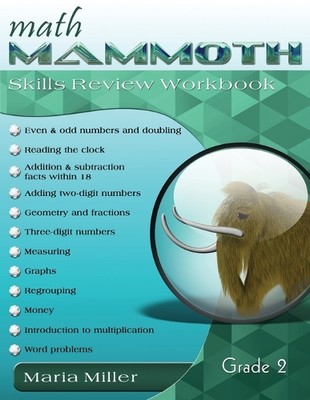 Maria Miller Math Mammoth Grade 2 Skills Review Workbook (Tascabile) | eBay