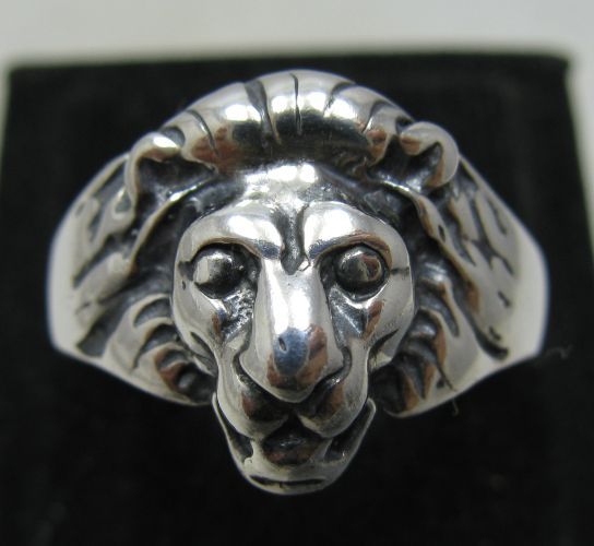Genuine Sterling Silver Ring Lion Solid Hallmarked 925 Handmade | eBay