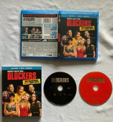 Blockers (Blu-ray/DVD, 2-Disc Set, 2018) Like New W/slipcover - No ...
