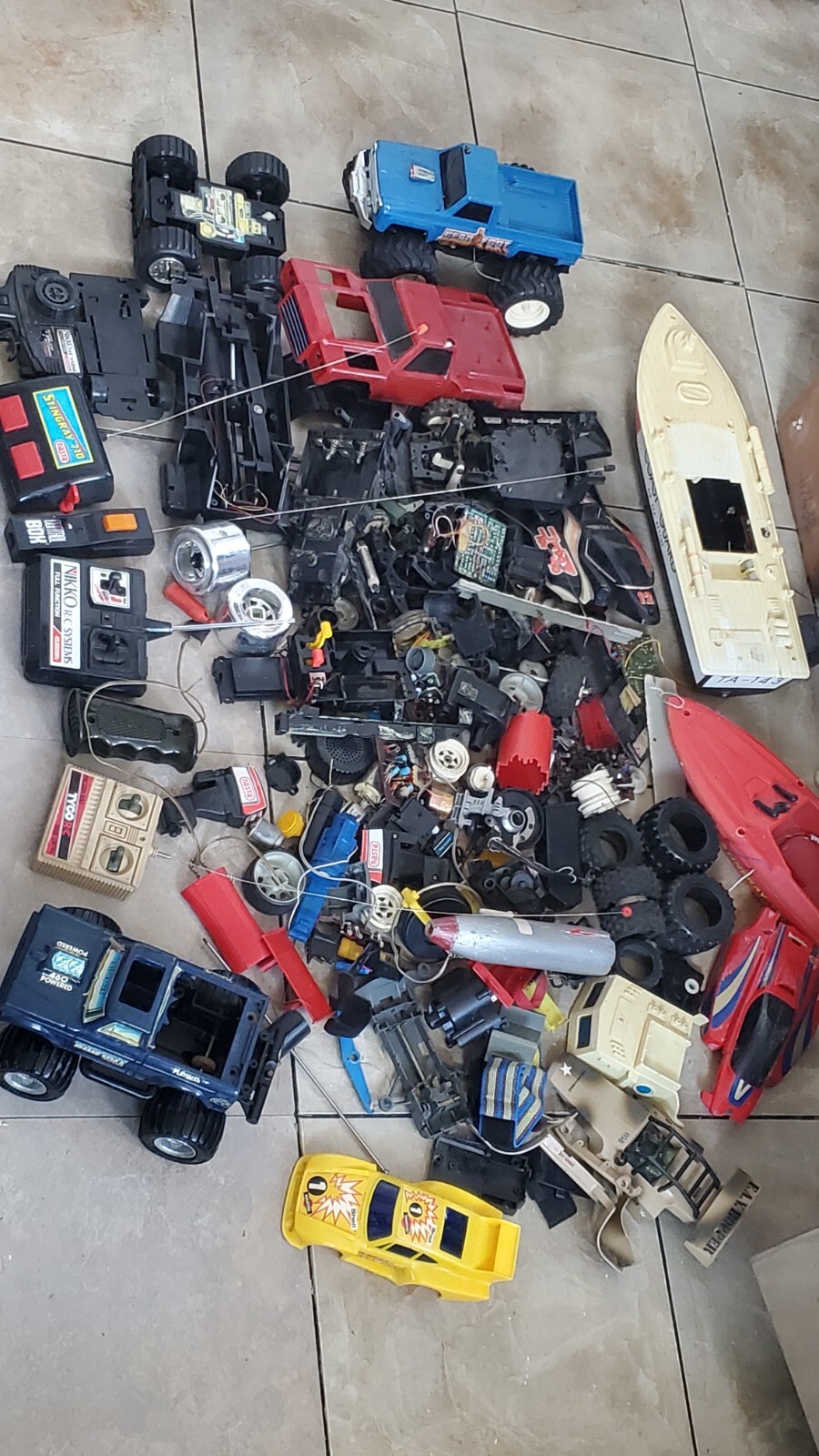 Lot 80s Rc Car Controllers Nikko Blue Box Road Champ Playskool Used ...