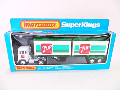 MATCHBOX SUPERKINGS K17 'SCAMMELL CRUSADER 7UP CONTAINER TRUCK' VINTAGE ...