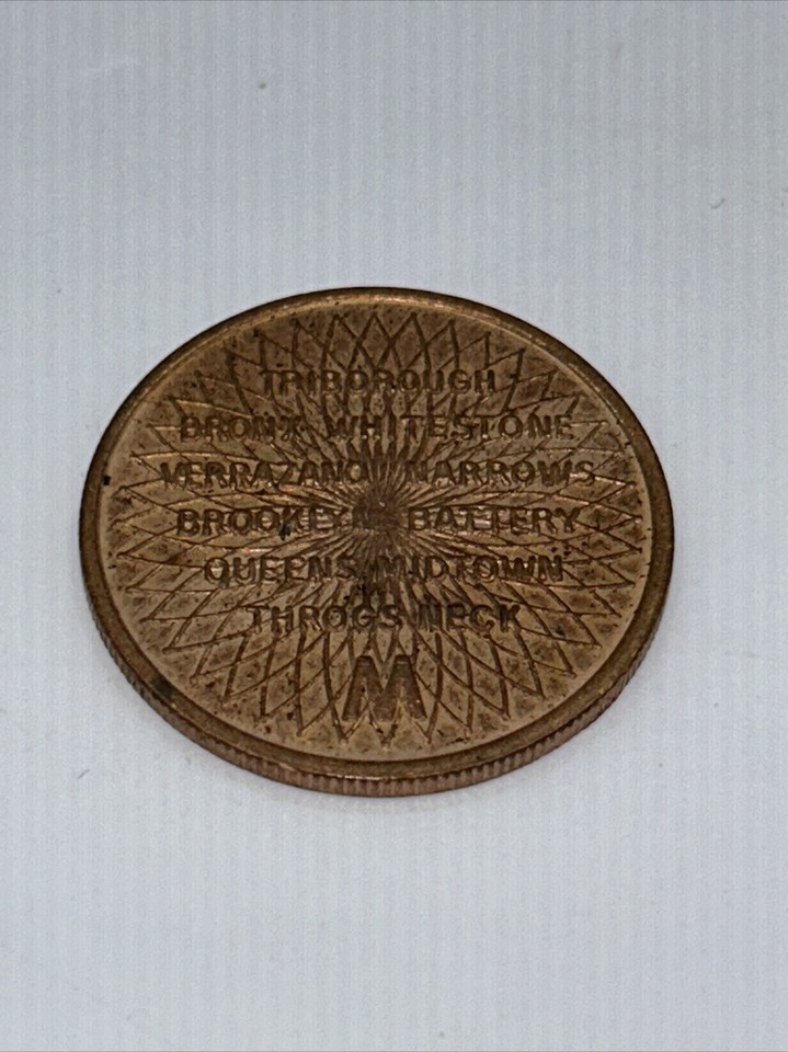 Vintage NYC Triborough Bridge And Tunnel Authority Token | eBay