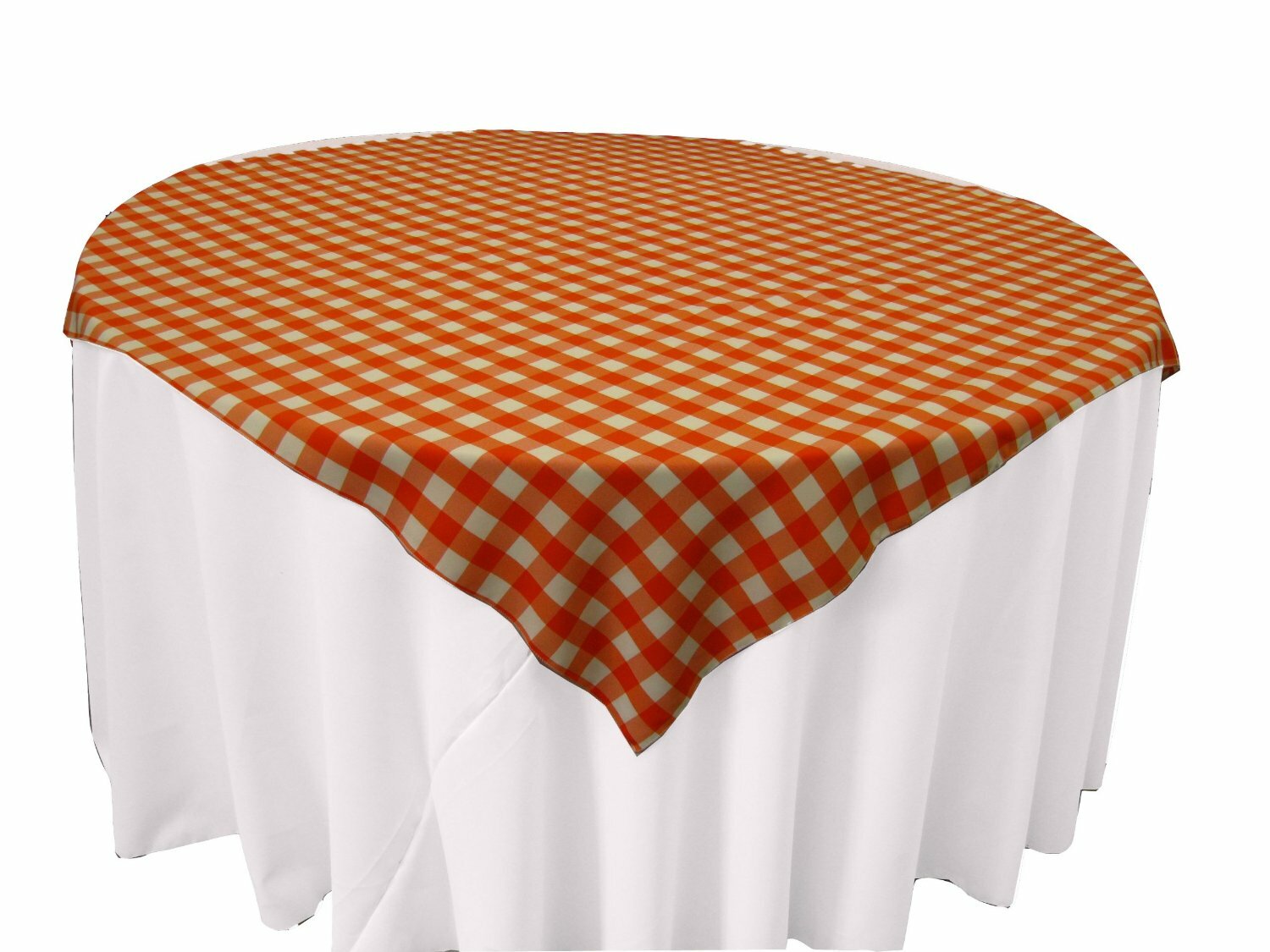 Tablecloth Checkered Overlay 45" By Broward Linens (Variety of Colors ...