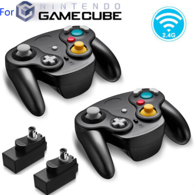 Wireless GameCube Controller + Adapter Wavebird for GameCube NGC GC ...