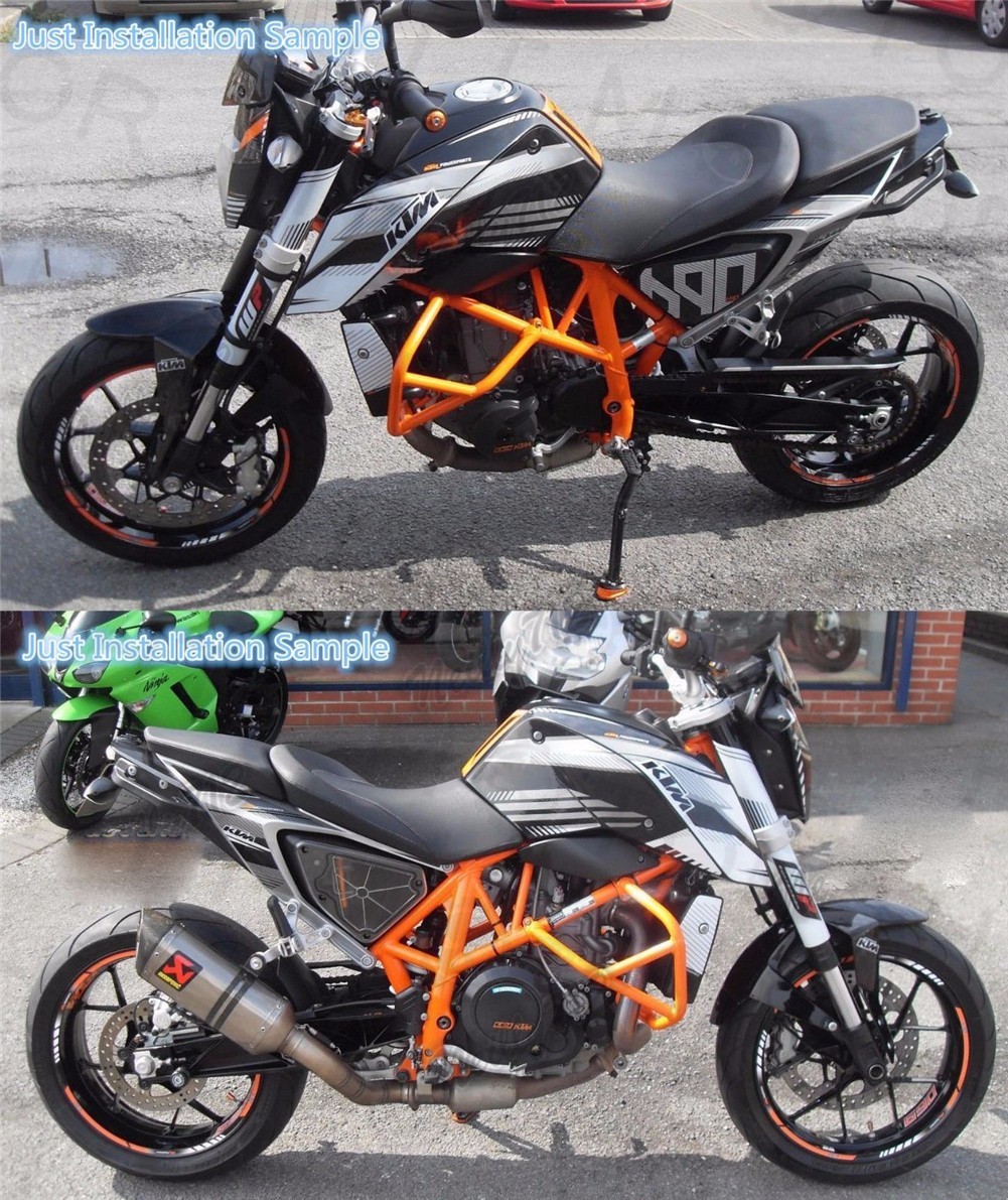 For 2013-2016 KTM Duke 690 Engine Bumper Guard Crash Bars Frame ...