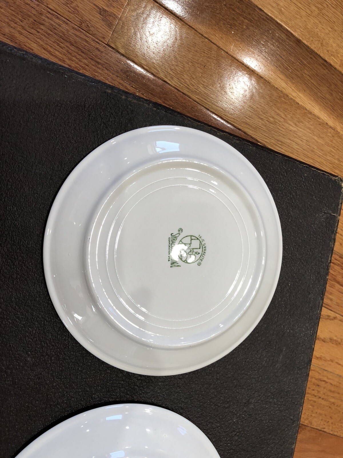 4 Vintage Syracuse University Plates Syracuse China Syralite Plates | eBay