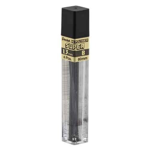 Pentel Drafting Lead Extra Thick 1.3mm B-Hardness Super Hi-Polymer 8 ...