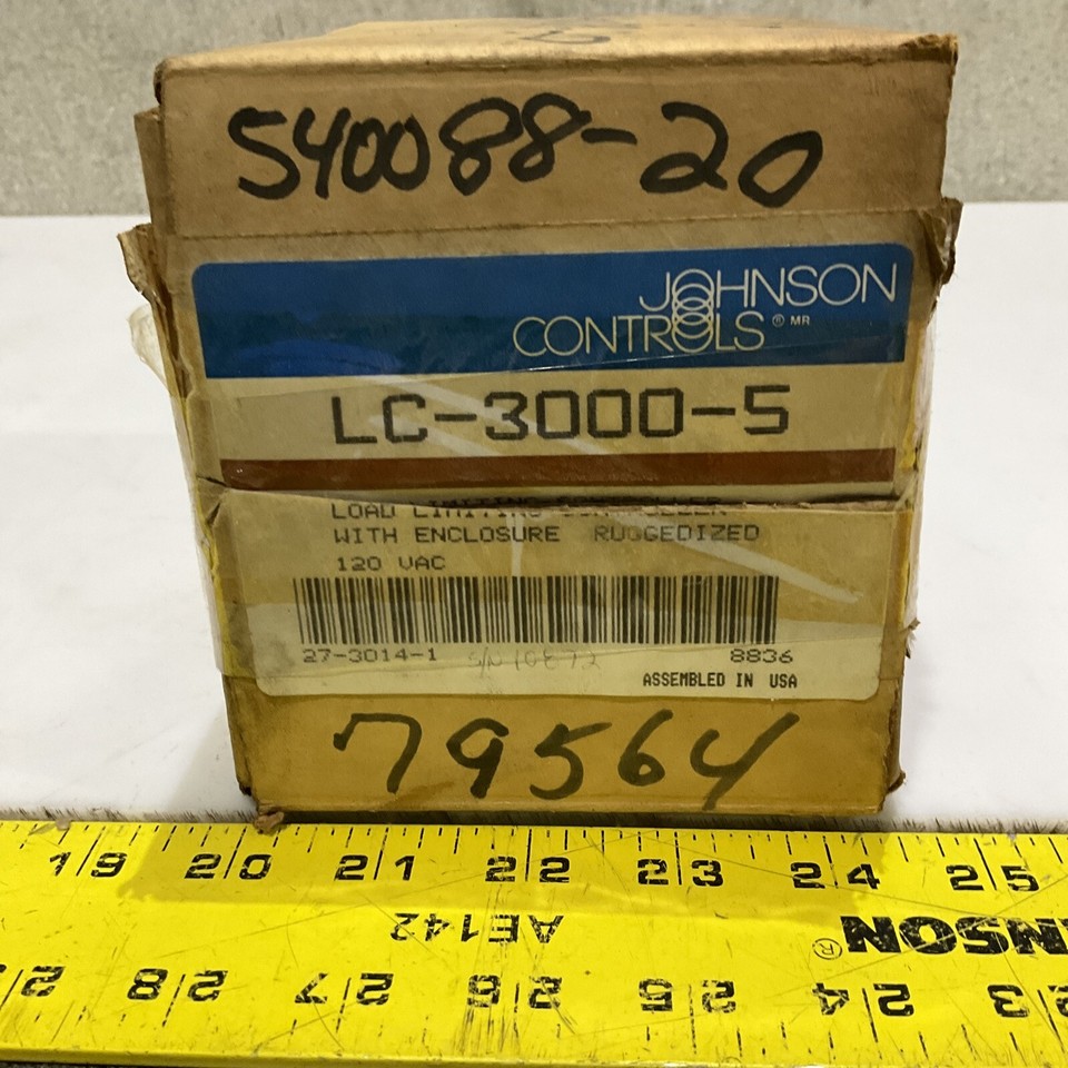 JOHNSON CONTROLS LC-3000-5 P0540088-0020 LOAD LIMITING CONTROLLER ...