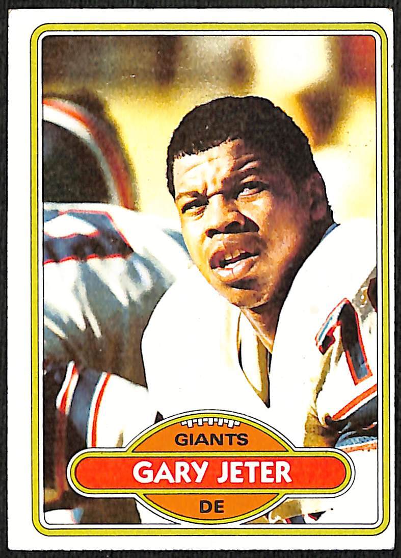 1980 Topps Gary Jeter #434 Rookie New York Giants | eBay