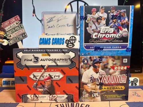 San Francisco Giants 22-24 MLB 3-Box 1/2 PRIZM Hobby Box BREAK CHROME ...