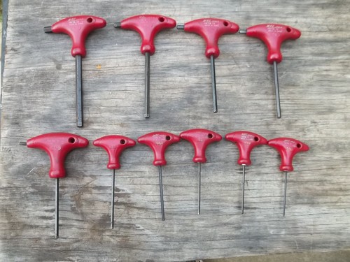 10 USA MAC Tools Red T-Handle Hex Wrench HKTA Series 3/8" - 1/8 FREE SHIP | eBay