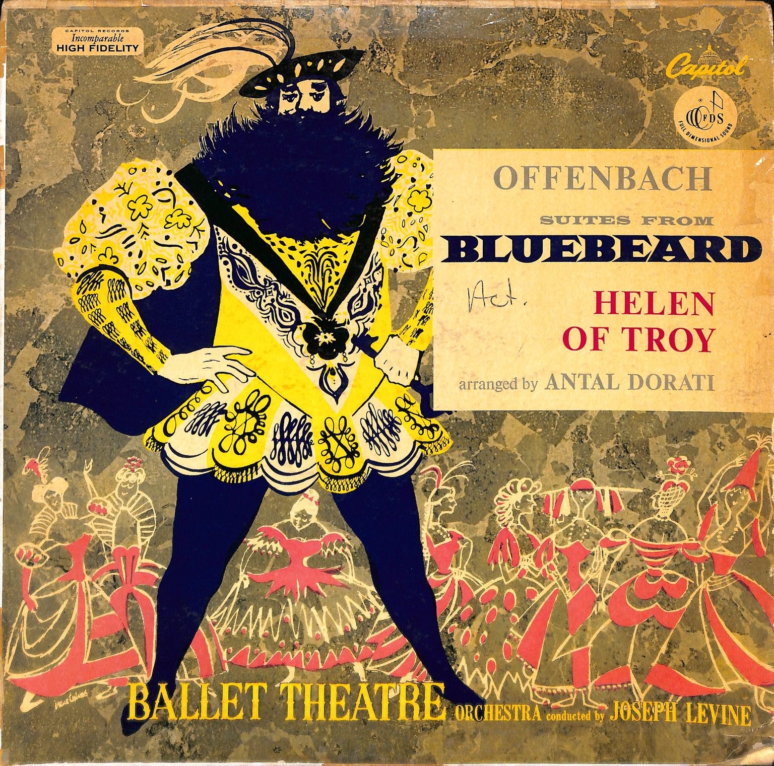 Offenbach / Dorati – Bluebeard / Helen of Troy Suites LP 1954 FDS Hi-Fi ...
