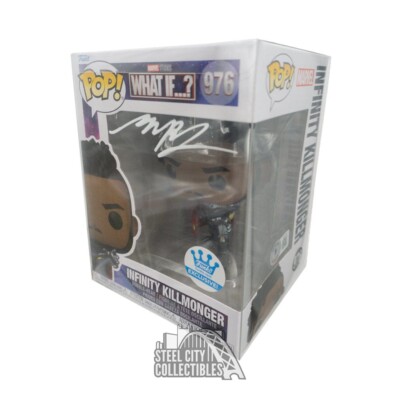 Michael B Jordan Autographed Infinity Killmonger Funko #976 - Beckett ...