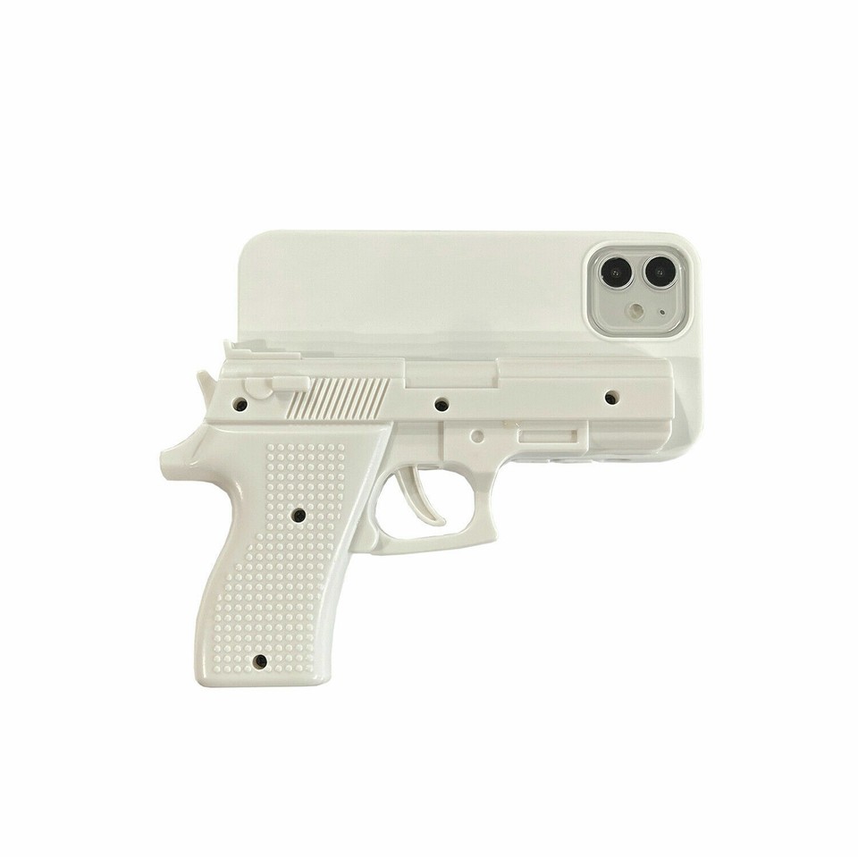 Toy Pistol Gun Phone Case for iPhone 15/16/14/13/12/11/XR/X Soft ...