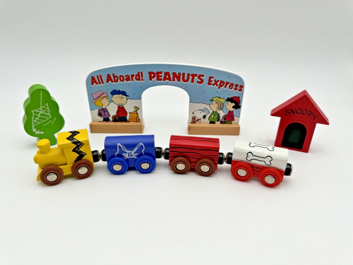 Peanuts Express Wooden Train Set Pieces 879104014714| eBay
