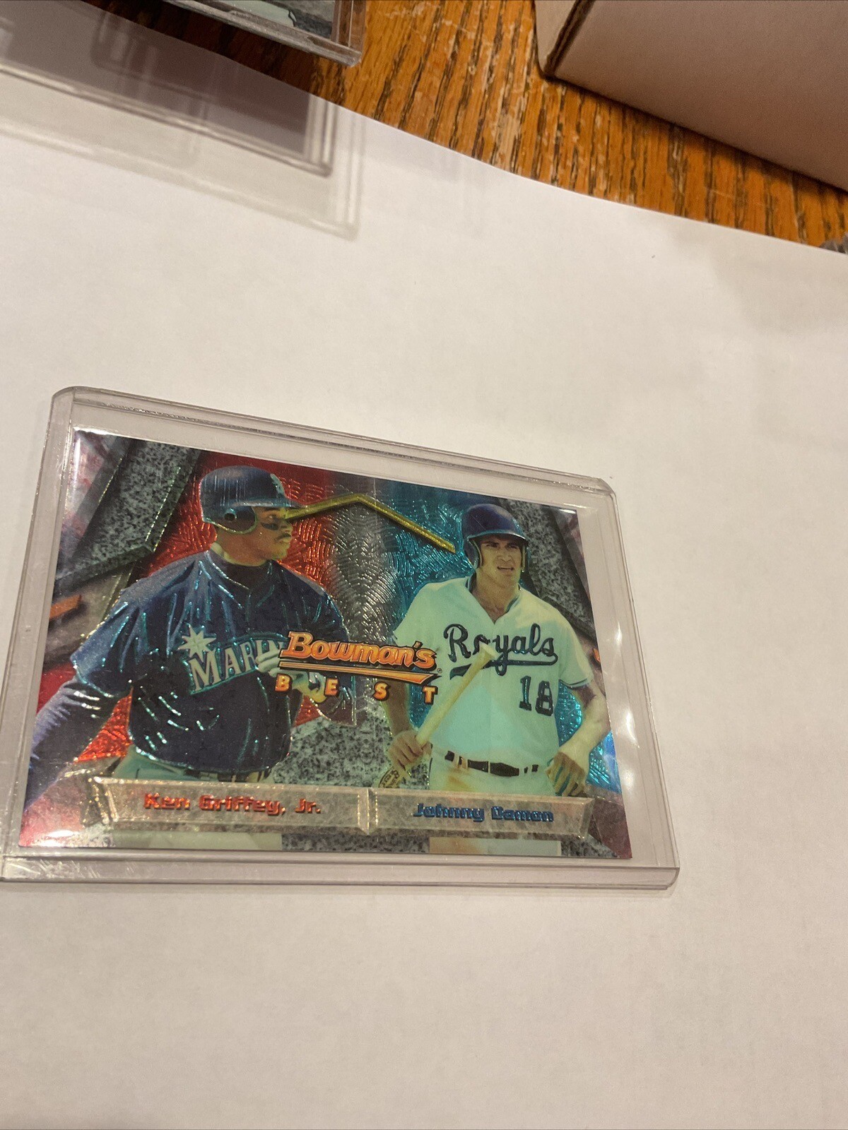 1994 Bowman's Best #96 Ken Griffey Jr & Johnny Damon Seattle Mariners ...