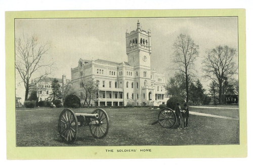 5x7 Vintage Advertising Singer Sewing Machine with The Soldiers Home D ...