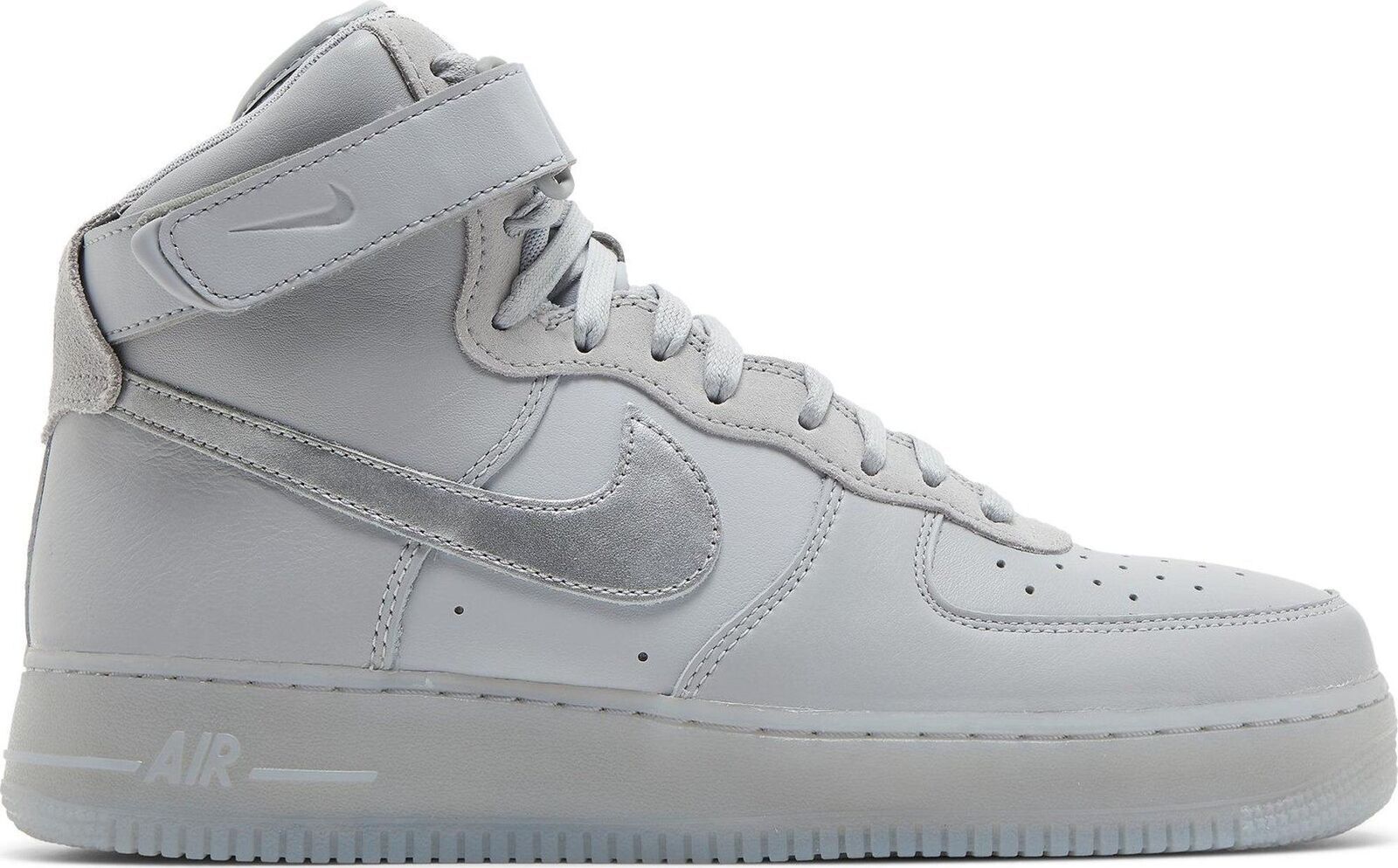 Size 15 - Nike Air Force 1 High Wolf Gray Metallic Silver 2022 for sale ...