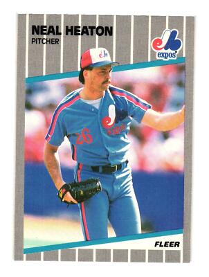 1989 Fleer #377 Neal Heaton | eBay
