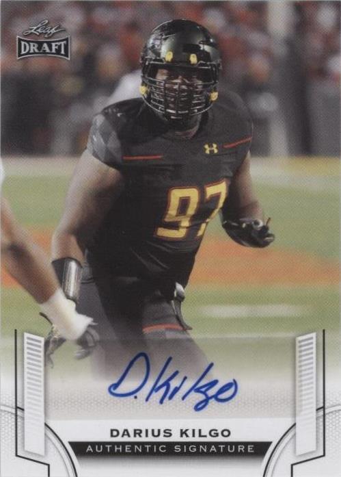 2015 Leaf Draft - Autographs Darius Kilgo #BA-DK1 (AU, RC) for sale ...