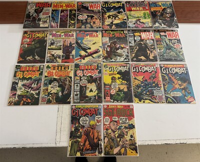 Vintage Silver Age War Comics Lot of (20) 1'st Unknown Soldier Men of ...