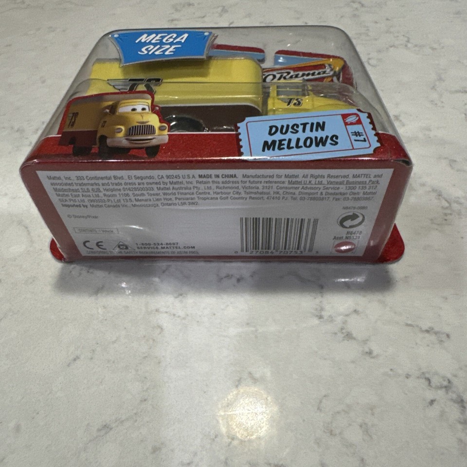 DISNEY THE WORLD OF CARS RACE O RAMA DUSTIN MELLOWS MEGA SIZE #7 New | eBay