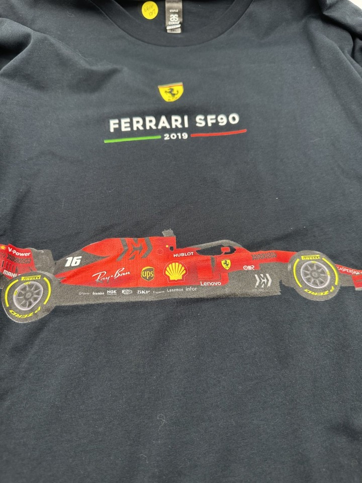 Ferrari Formula 1 Charles LeClerc, AS Colour brand Navy Ferrari shirt ...